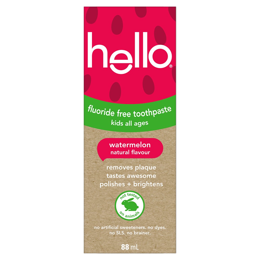 hello® Fresh Watermelon Fluoride Free Kids Toothpaste