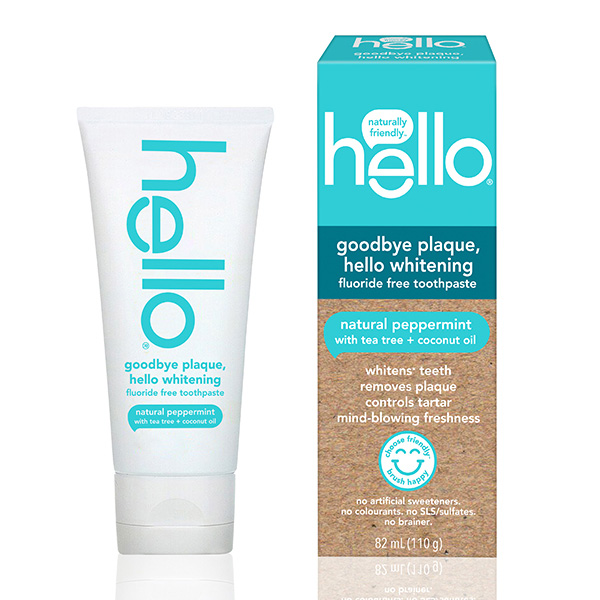 hello® fresh watermelon fluoride free natural toothpaste| hello products